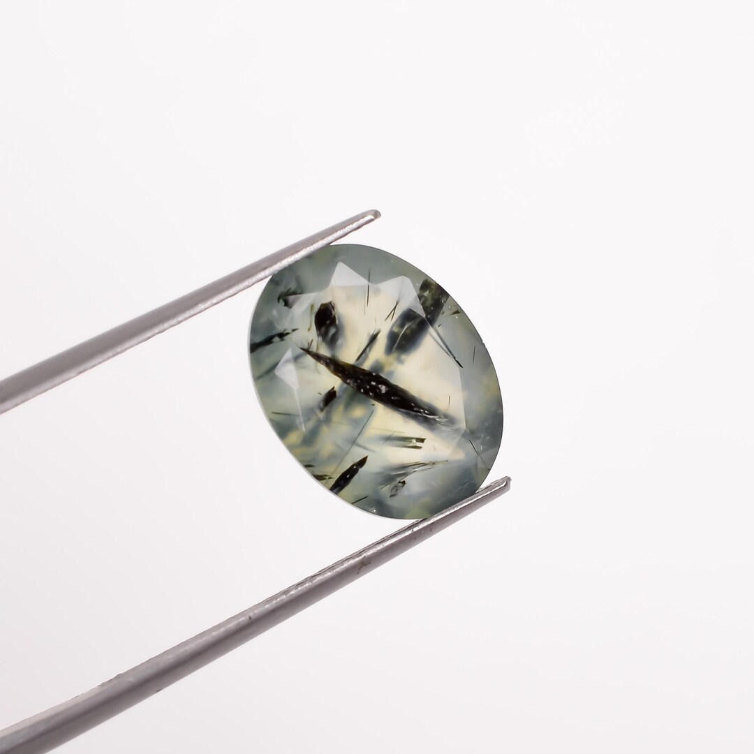 Prehnite With Epidote Oval Shape Cut Stone Loose Gemstone for Making ...