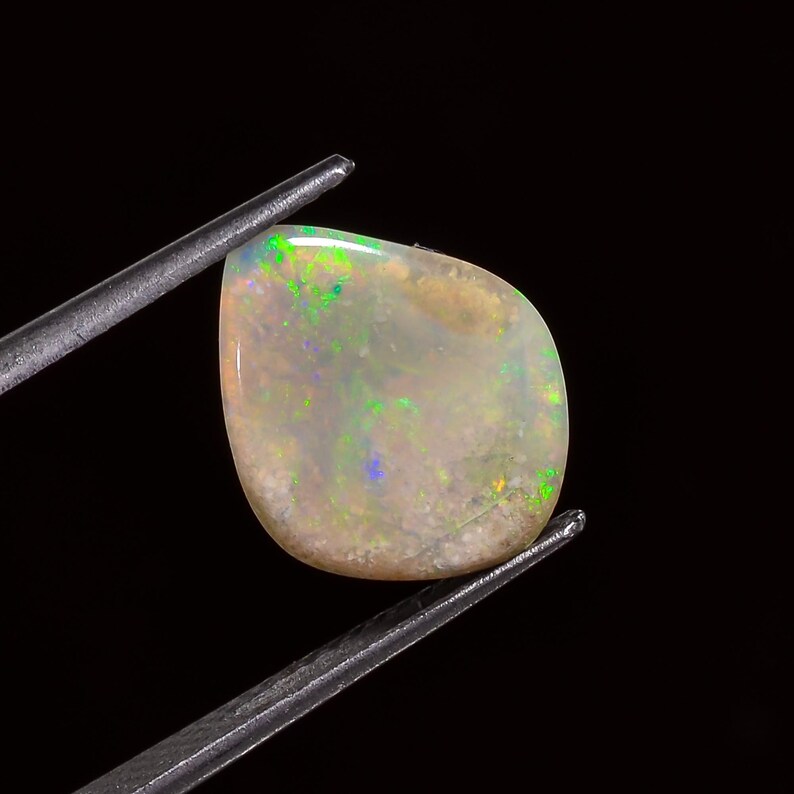 Natural Australian Opal Fancy Shape Cabochon Loose Gemstone for Making ...