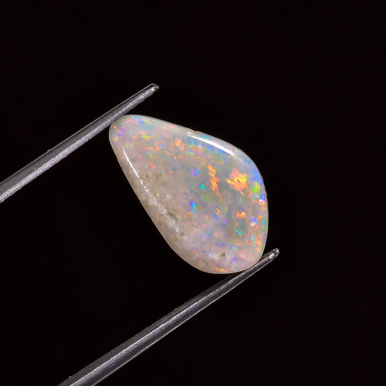 Natural Australian Opal Fancy Shape Cabochon Loose Gemstone for Making ...
