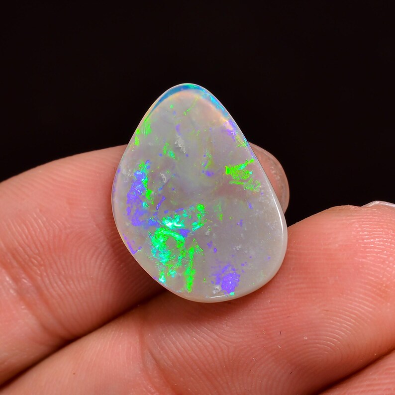 Natural Australian Opal Fancy Shape Cabochon Loose Gemstone for Making ...