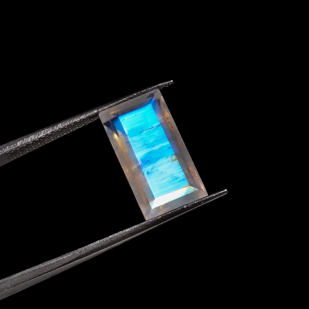 Skyborne Moonstone Rectangle Shape Cut Stone Loose Gemstone for Making ...