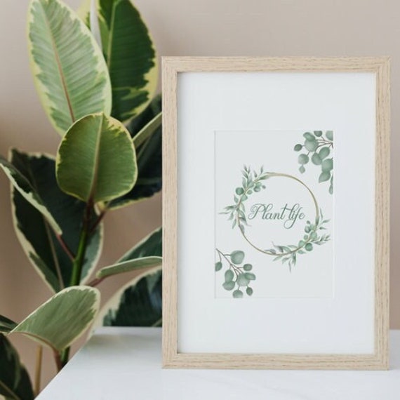 Plant Digital Art Plant Life Digital Download - Etsy