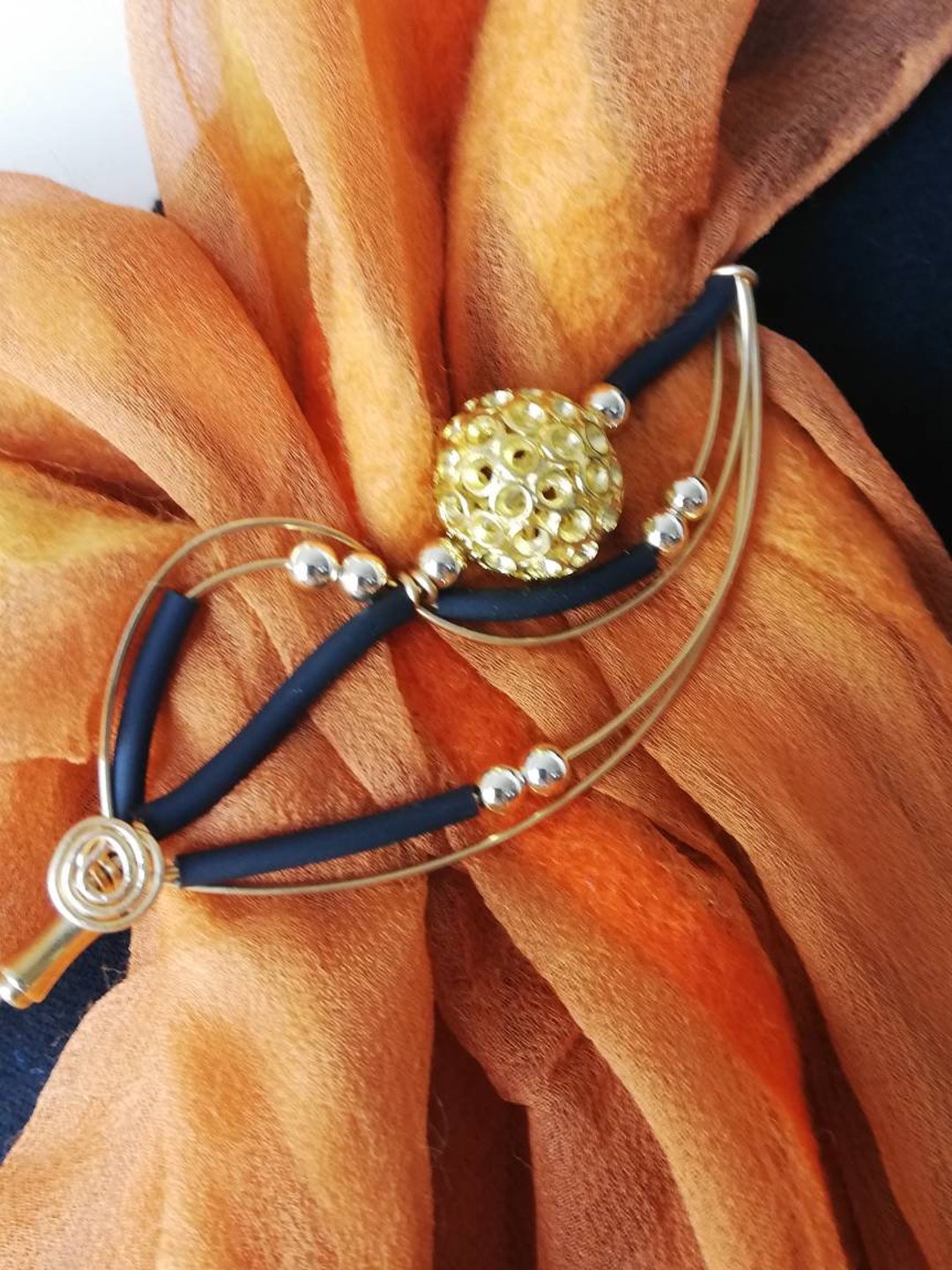 Cloth Needle Gold Colored Kilt Needle Scarf Clip Hat Needle - Etsy