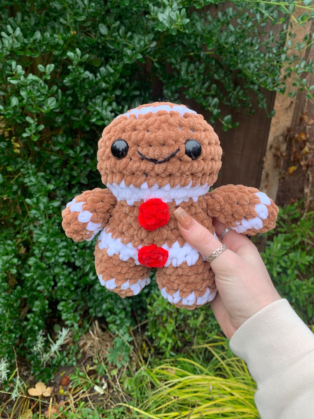 Freddie the Gingerbread Man Plushie - Etsy