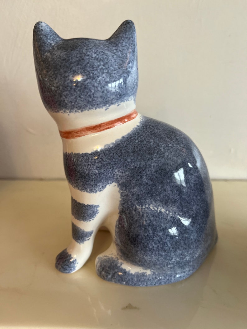 Vintage Rye Pottery Made 2000 England Set of 2 Cat Figurines - Etsy