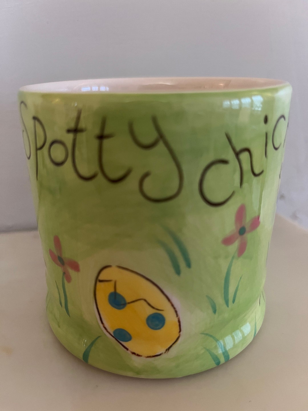 Whittard of Chelsea Handpainted by Beth Spotty Chicks 9cm Mug Cheerie ...