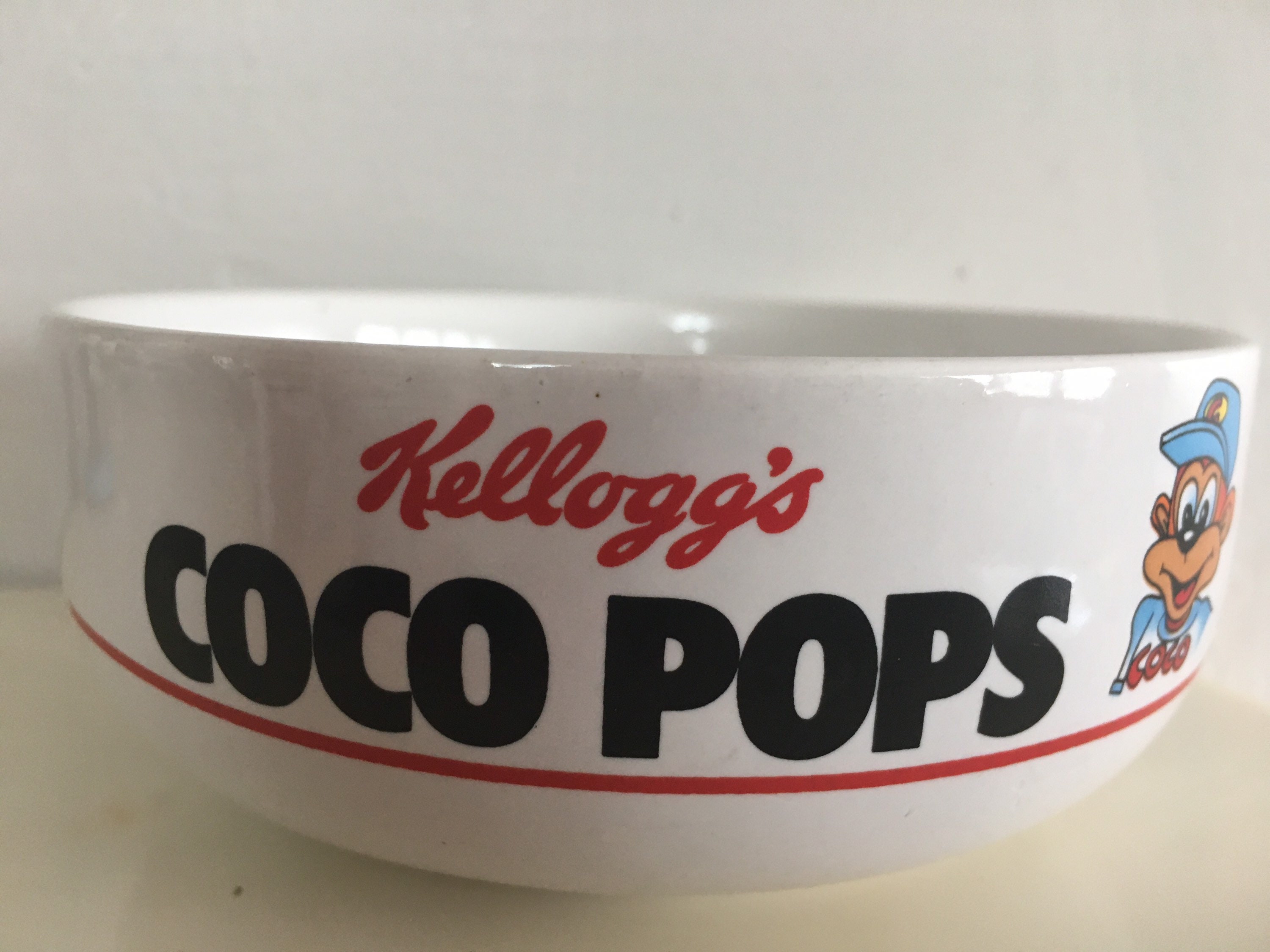 Kellogg's Vintage Cereal Bowl Coco Pops 1987 Coco Monkey | Etsy
