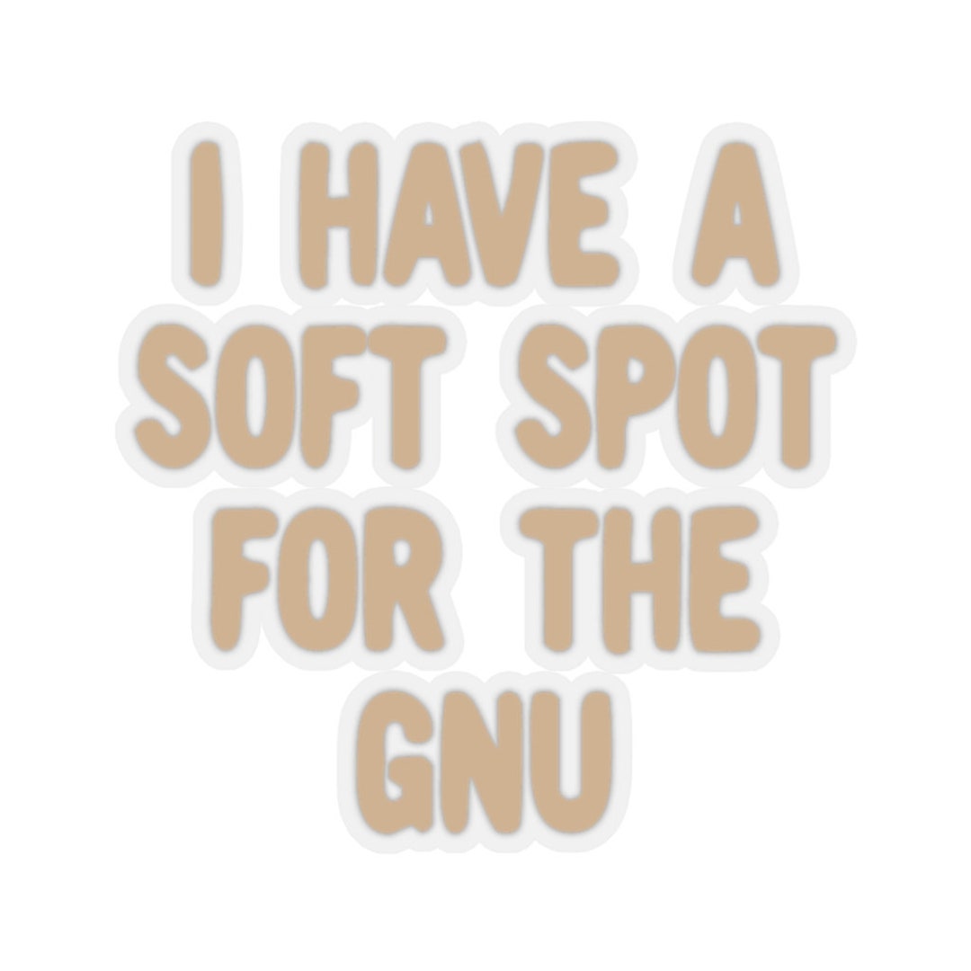 Gnu Sticker - Etsy