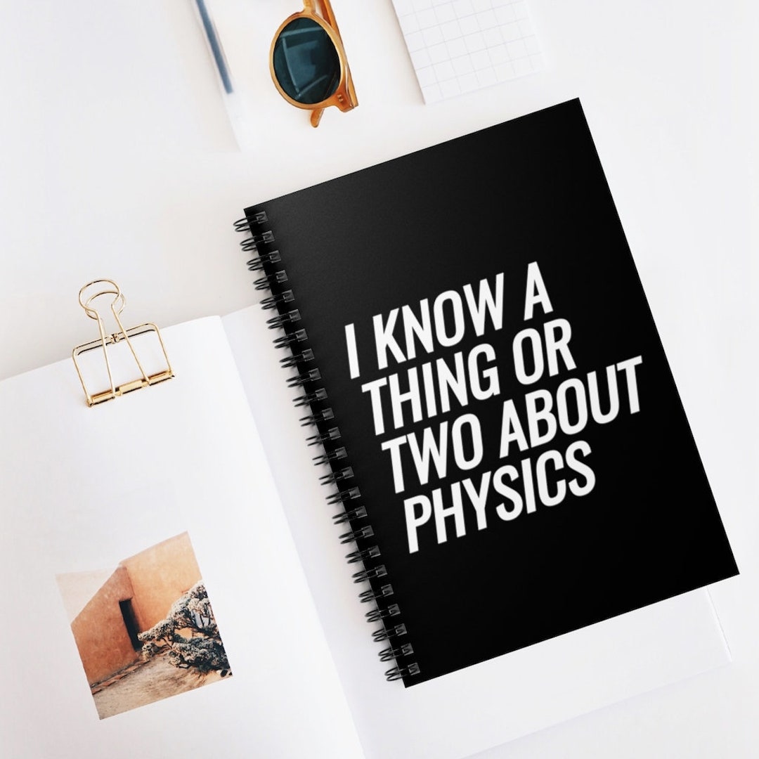 Physics Notebook - Etsy