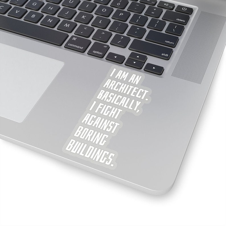 Architect Sticker: Fight Boring Buildings, Indoor Use - Etsy