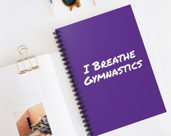 Gymnastics Notebook - Etsy