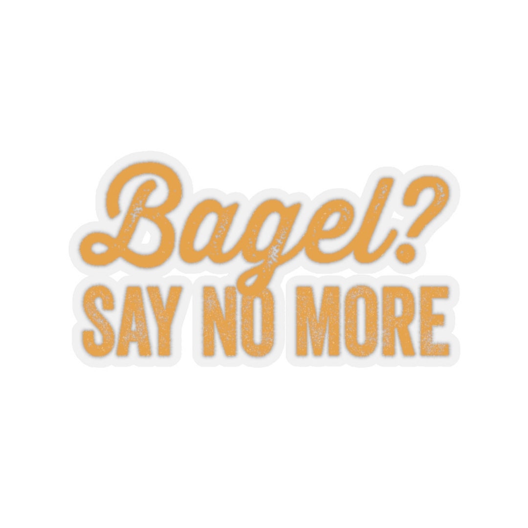 Bagel Sticker - Etsy