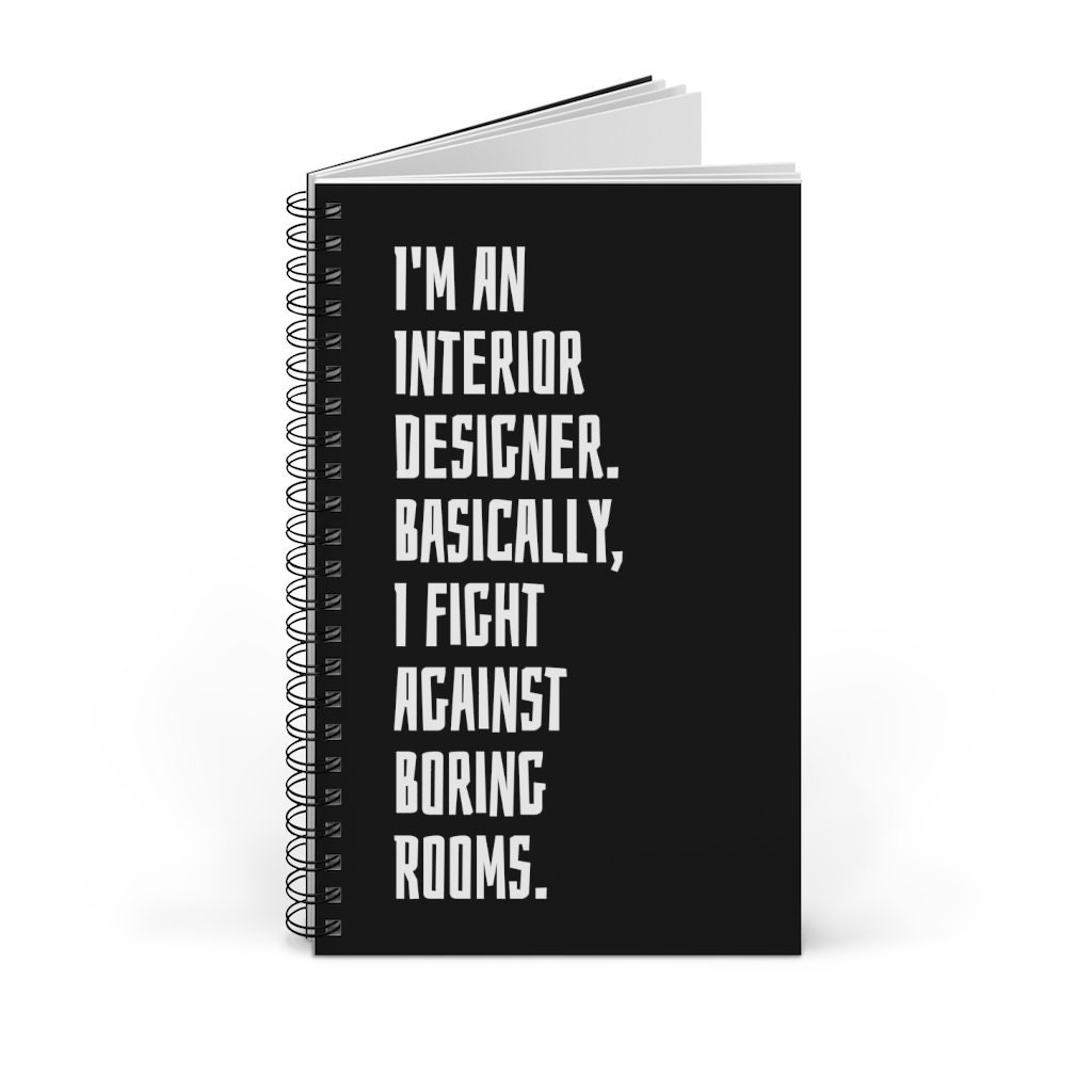 Interior Designer Notebook (ships From Czech Republic, Europe) - Etsy
