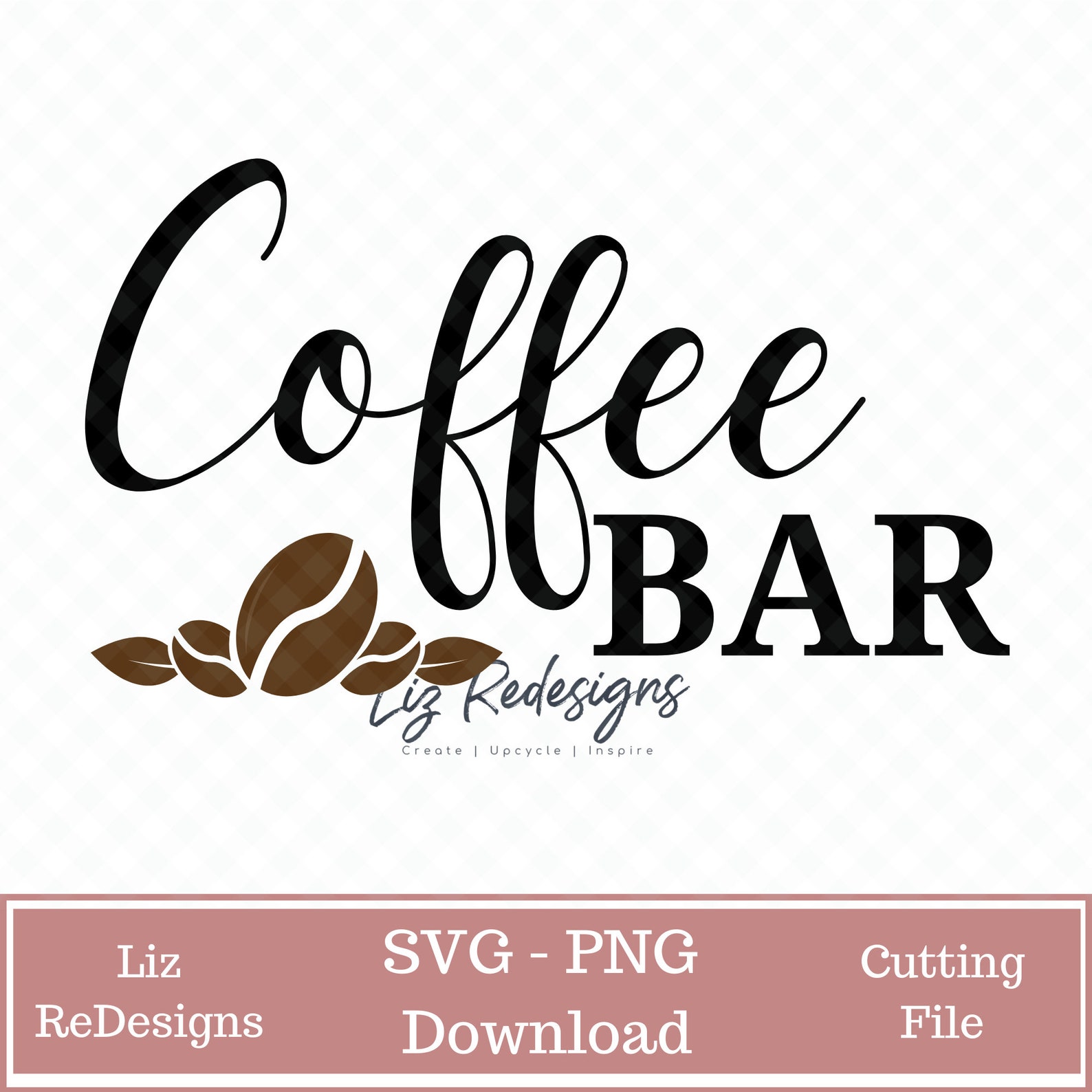 Coffee Bar Sign Svg - Coffee Sign Svg - Coffee Bean Svg - Coffee Decor ...