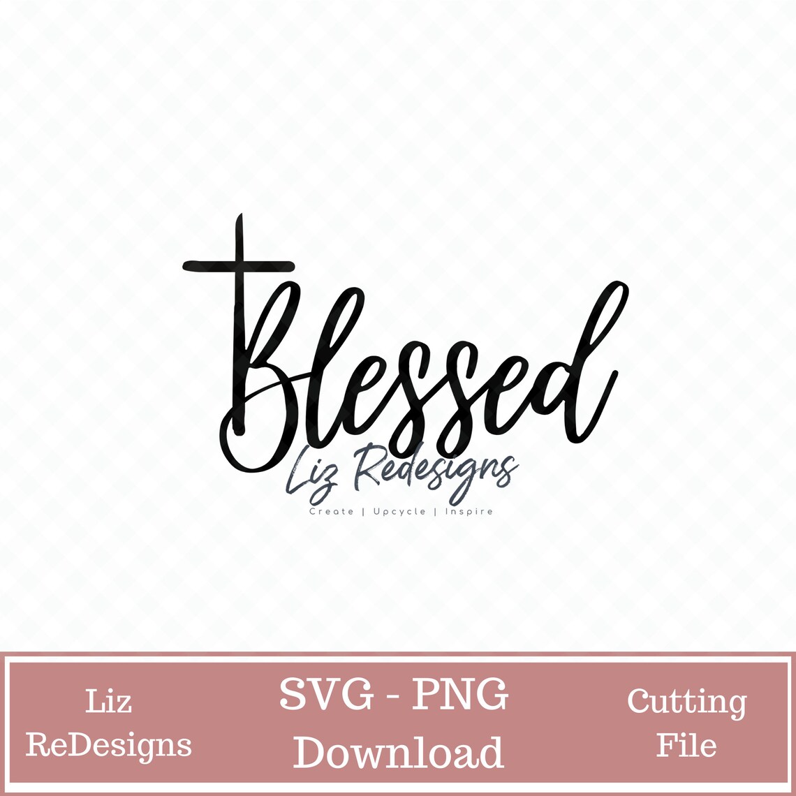 Blessed Cross Svg Cross Svg Christian SVG Religious SVG - Etsy