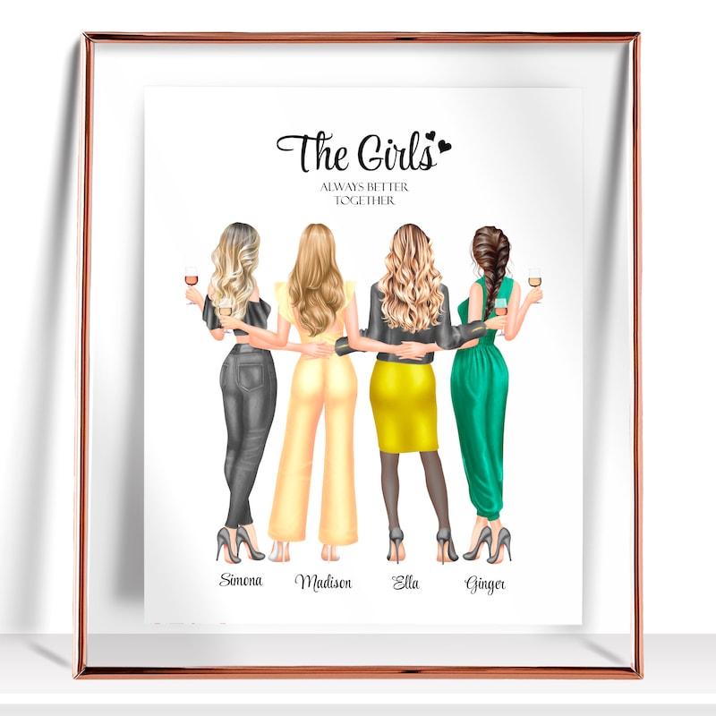 4 Best Friends Jewelry - Etsy