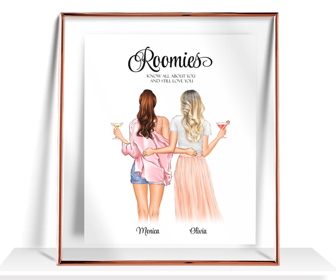 Roommate Gift Dorm Decor for College Girls Roommate Print College Dorm ...