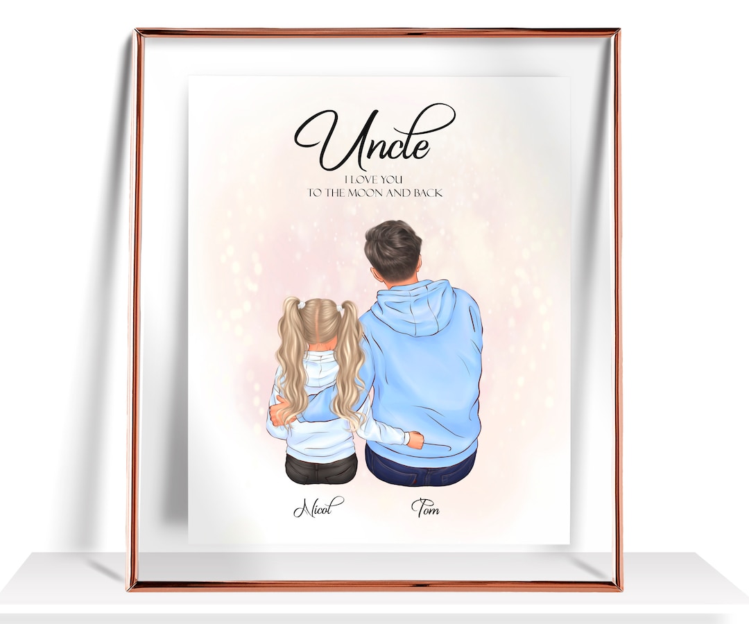 Personalisierte Onkel Geschenk von Neffe oder Nichte ...