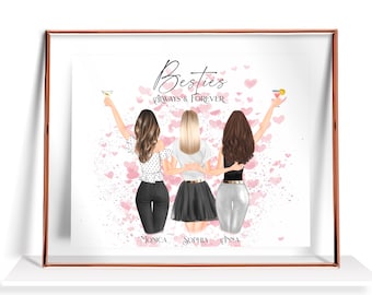 Three Best Friends | Etsy