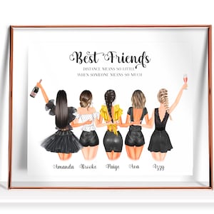 Best Friend Gift 5 Best Friend Gift for Her Personalized Gift Five Best ...