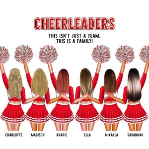 Custom Cheer Team Gift Personalized Cheerleader Gifts,cheerleaders ...