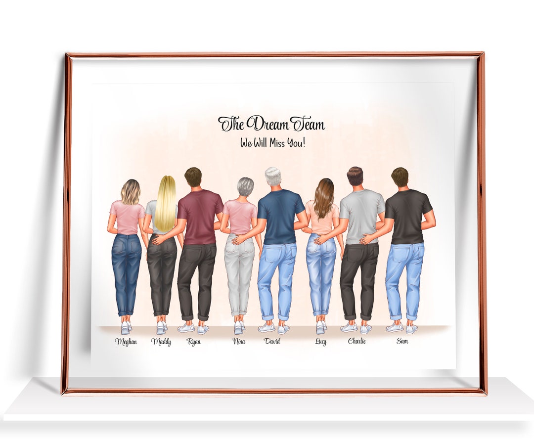 Coworker Leaving Gift Colleague Leaving Print Personalized Colleagues ...