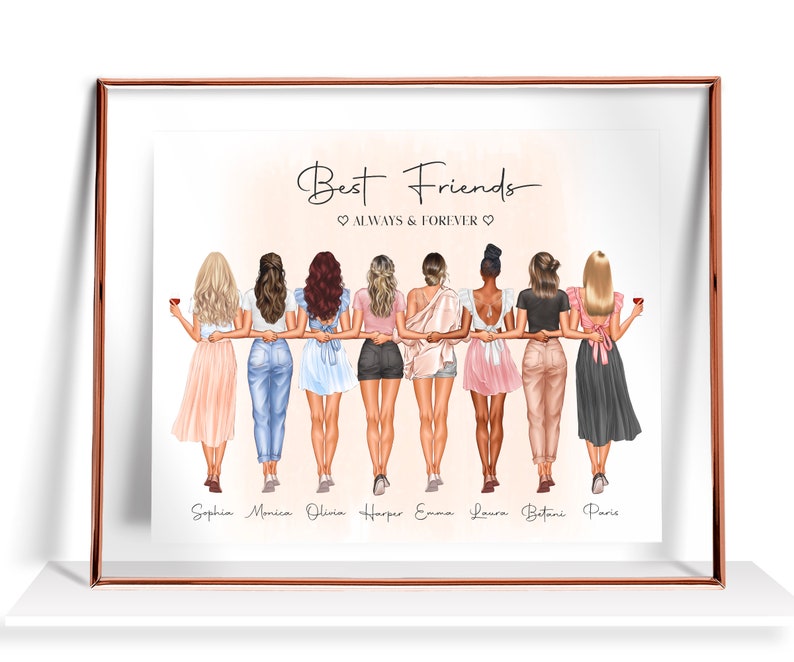 Best Friend Gift Personalized Friendship Gift Best Friend - Etsy