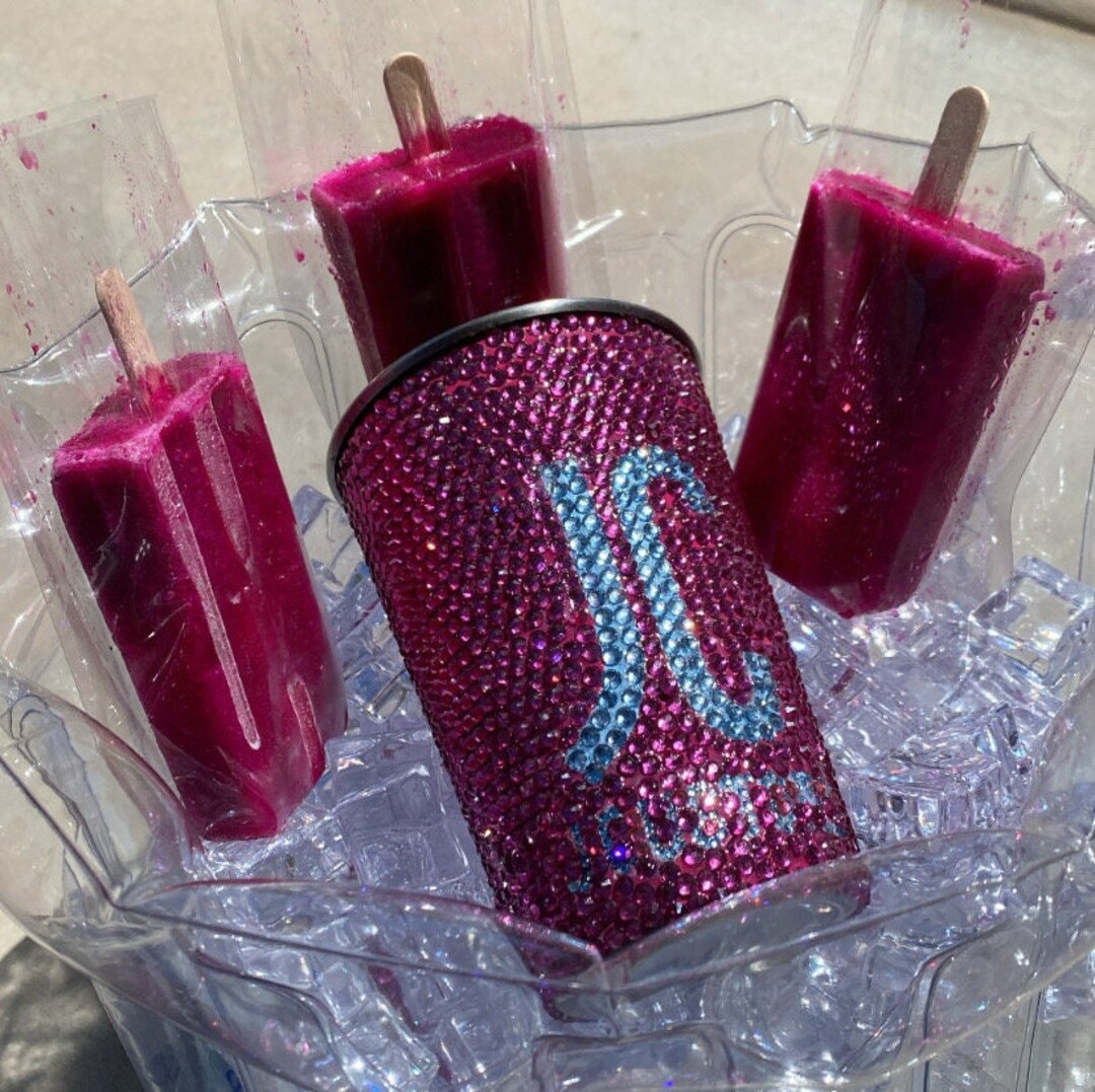 SUMMER COLLECTION Custom Initial Bling Cup, Customized Birthday Gift ...