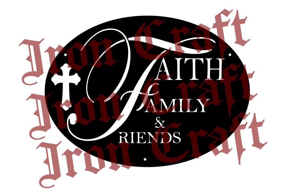 Faith Family and Friends Digital Download - Etsy