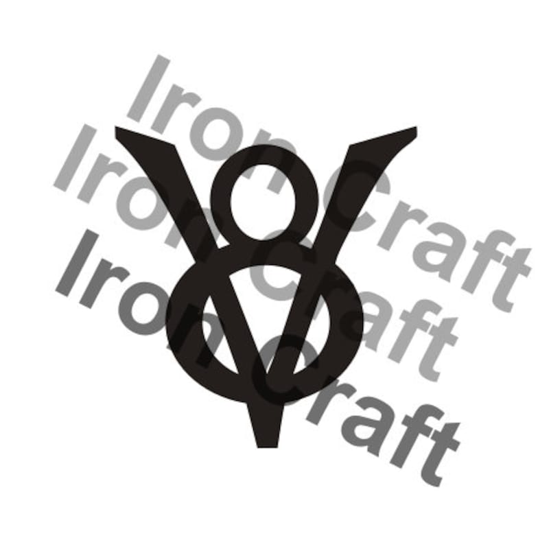 Vintage V8 Emblem - Etsy