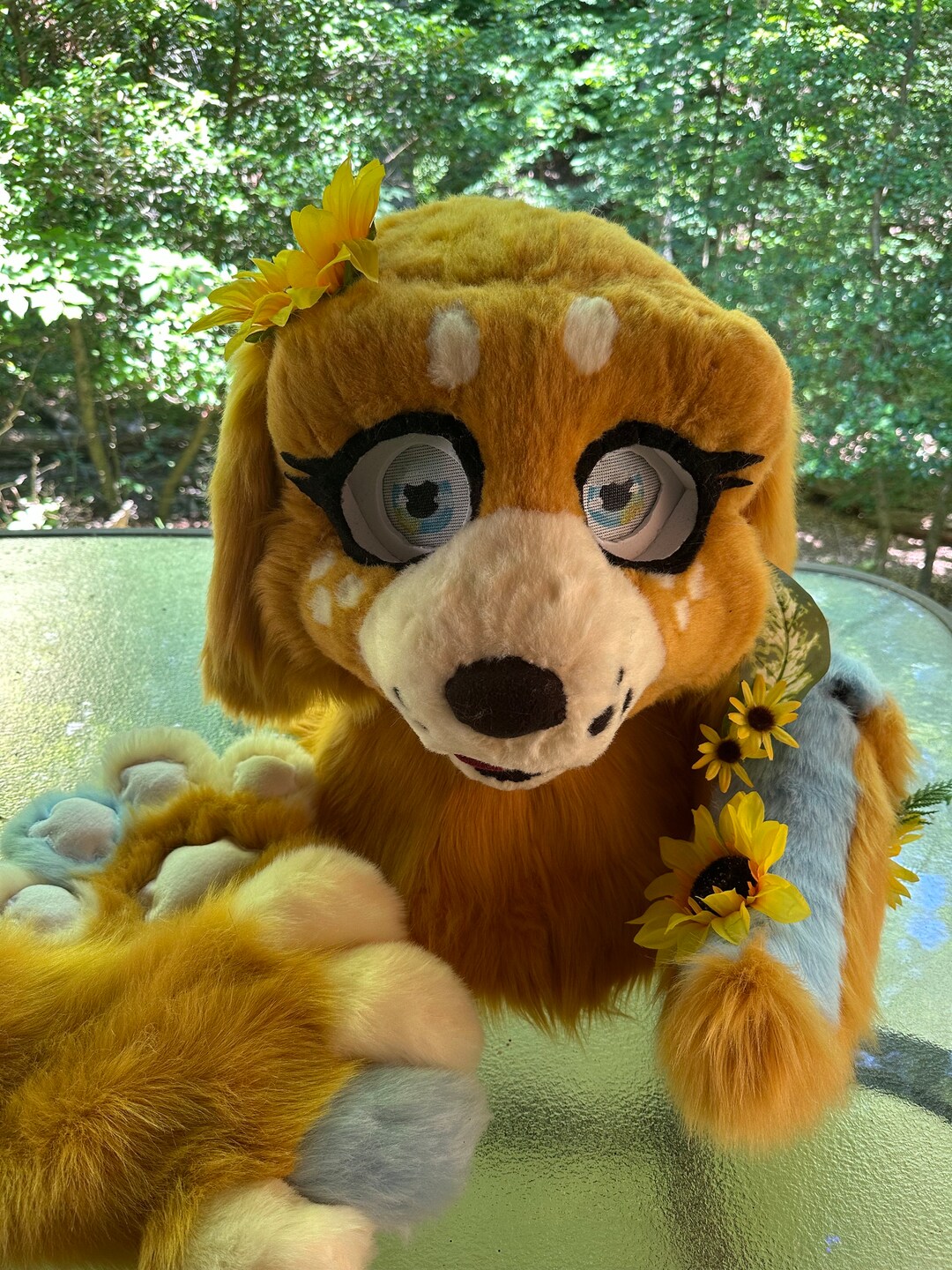 Summer Inspired K9 Fursuit Mini Partial - Etsy