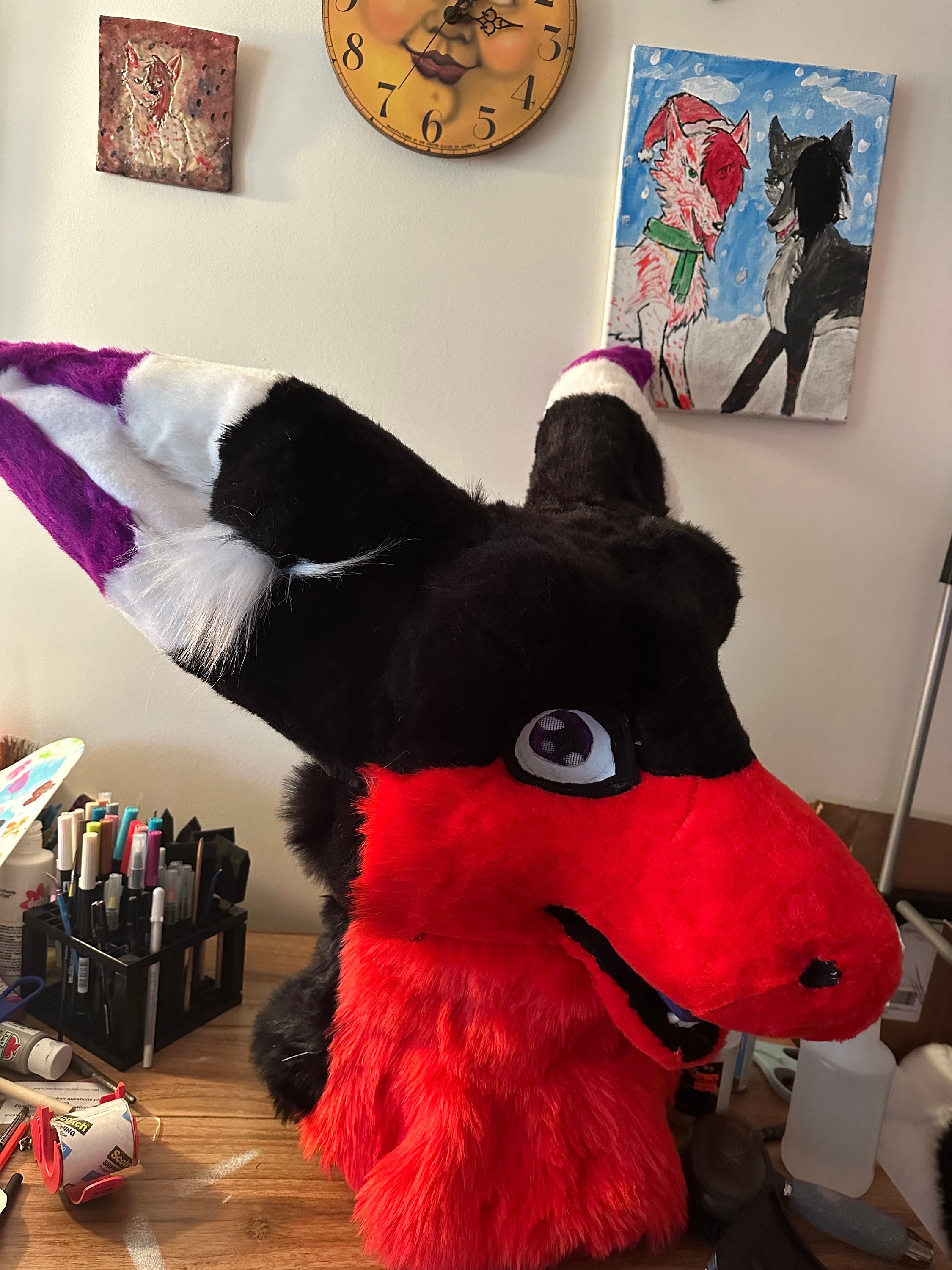 Dutch Angel Dragon/ Dragon Fursuit Head - Etsy