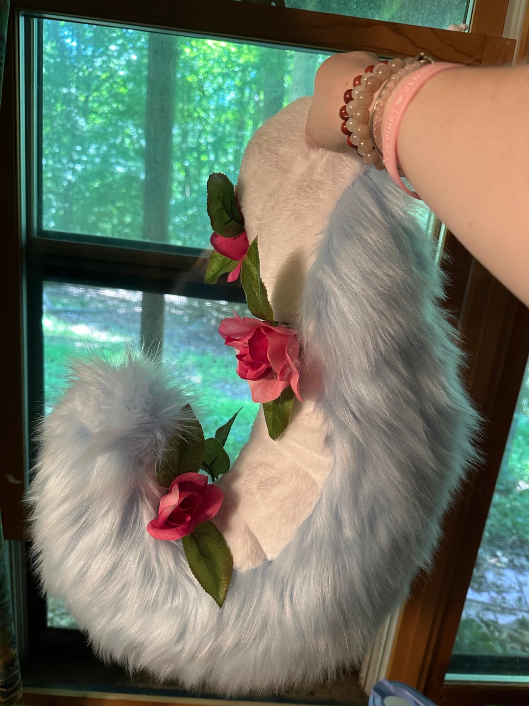 Transgender Pride Flag Inspired Fursuit Tail - Etsy UK