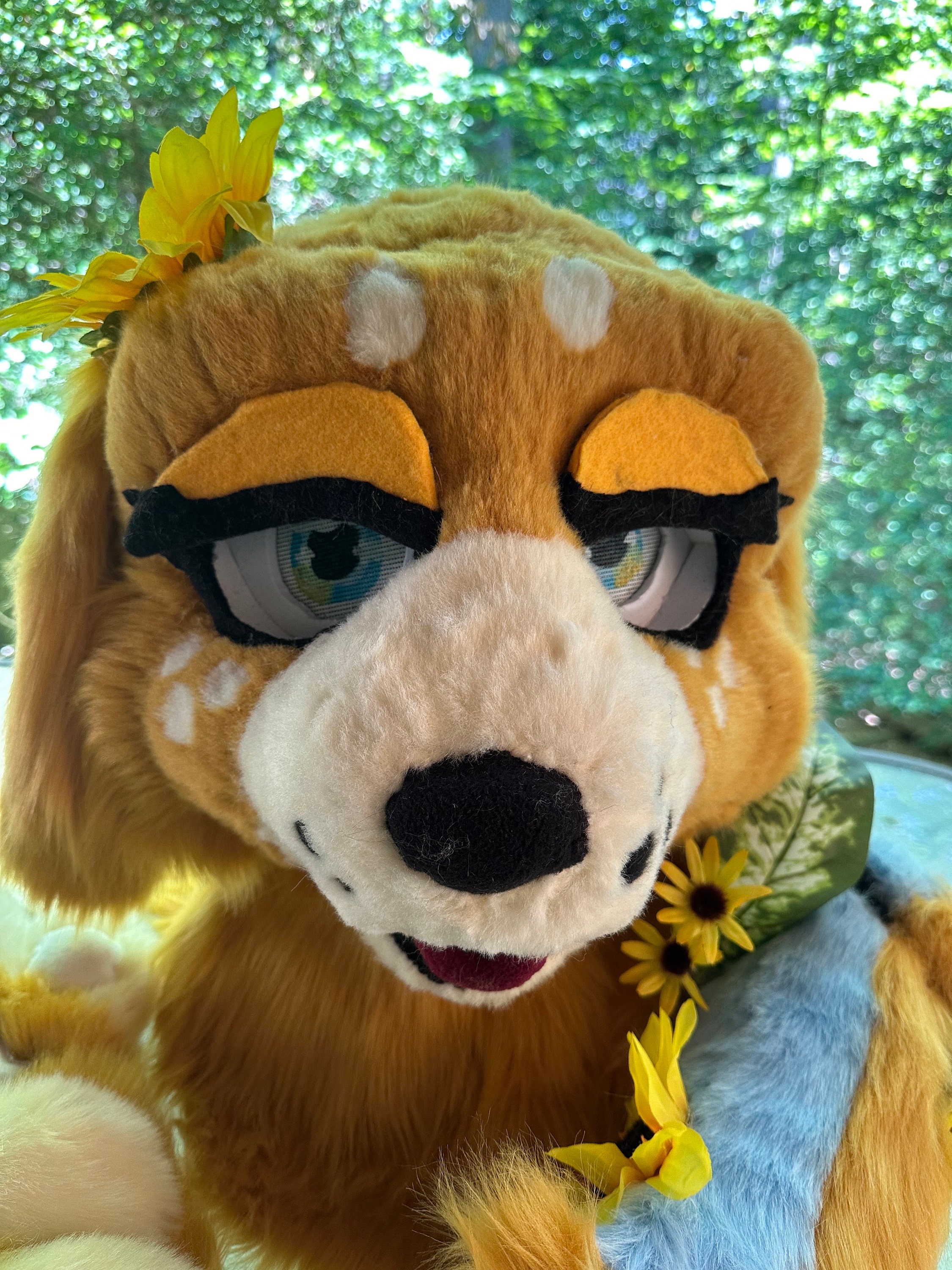 Summer Inspired K9 Fursuit Mini Partial - Etsy