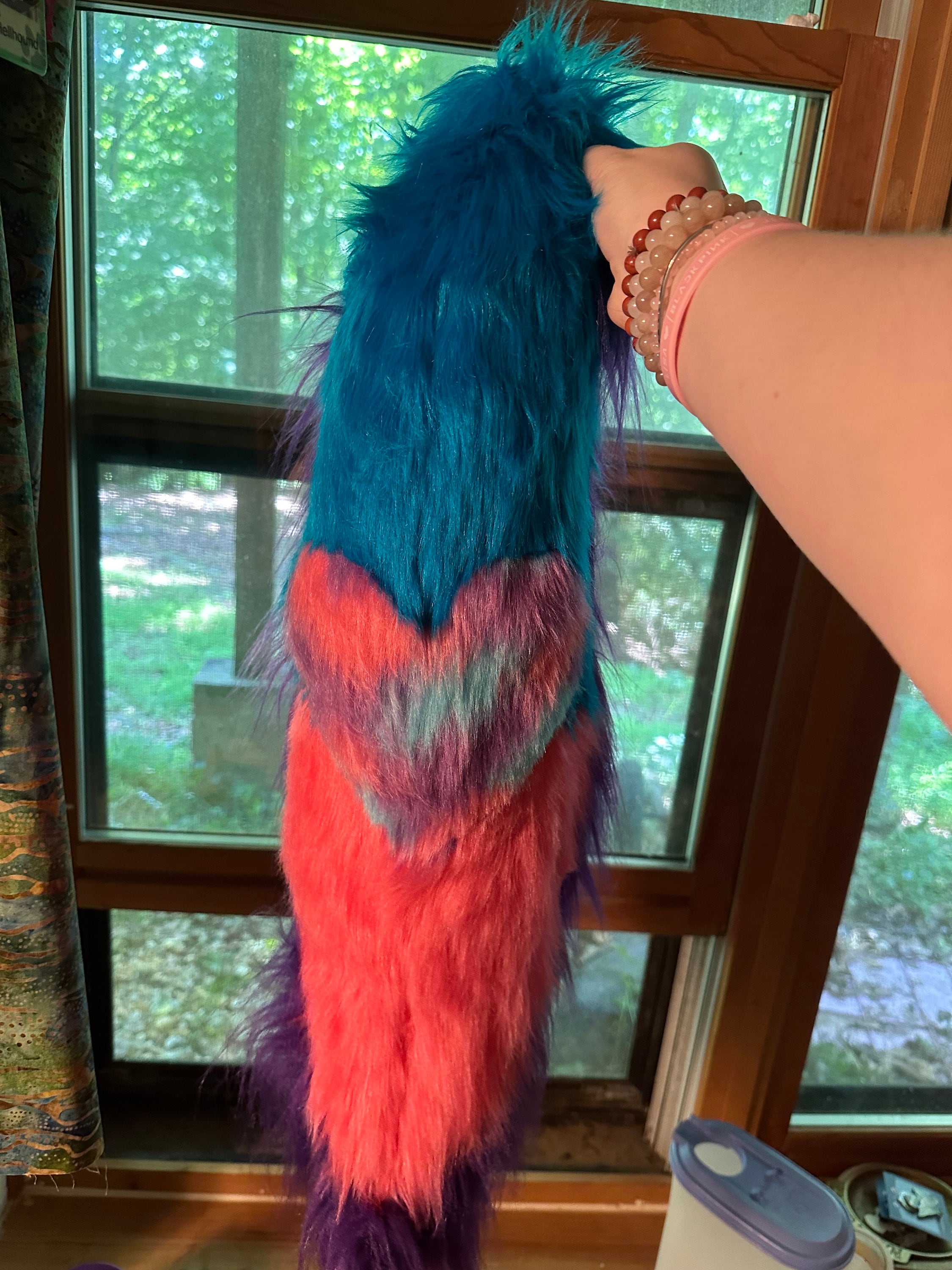 Bisexual Pride Flag Inspired Fursuit Tail - Etsy