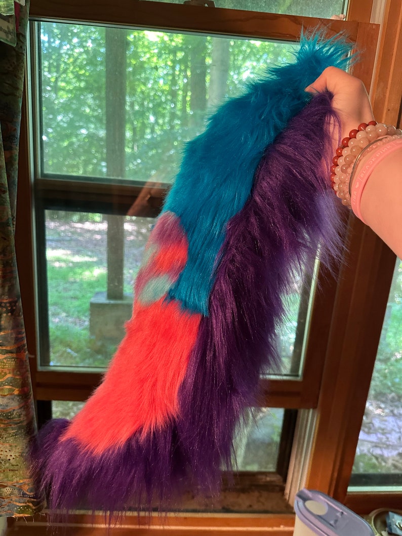 Bisexual Pride Flag Inspired Fursuit Tail - Etsy