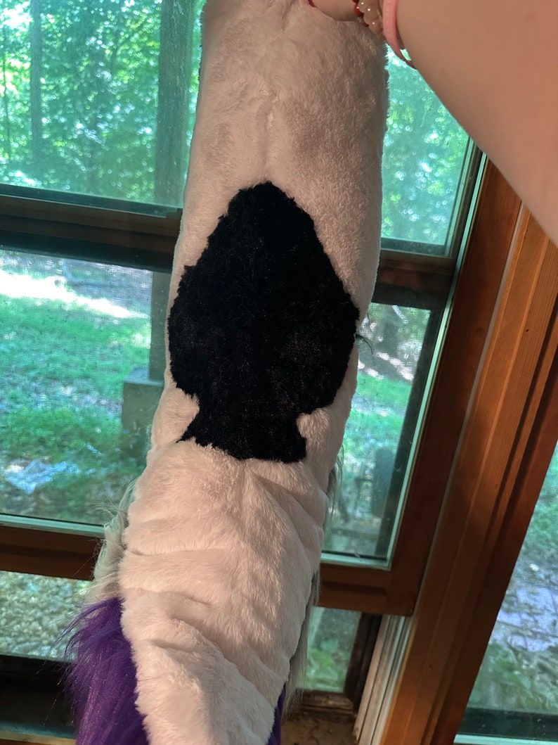Asexual Flag Inspired Fursuit Tail - Etsy