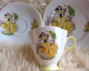 Crinoline Lady Tea Set | Etsy