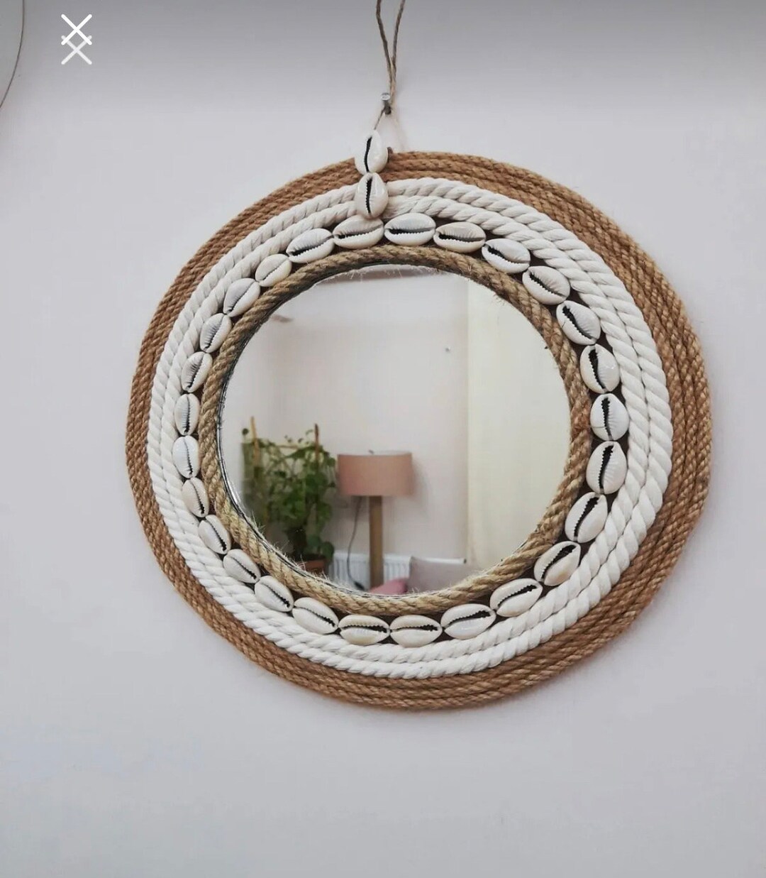Midesize Boho Mirror Decorative Mirror African Beads Wall - Etsy