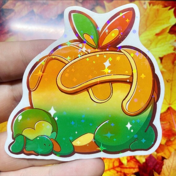 Fall Festive Shiny Appletun Sticker - Etsy