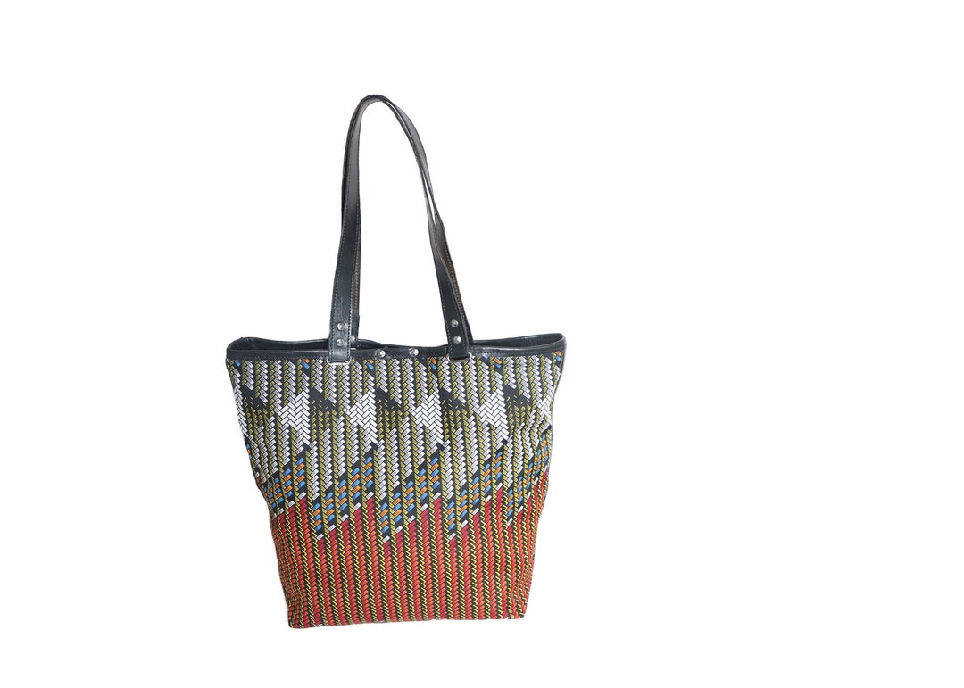 Large African Print Tote Bag, Big Ankara Tote Bag, Shopping Bag, Wax ...