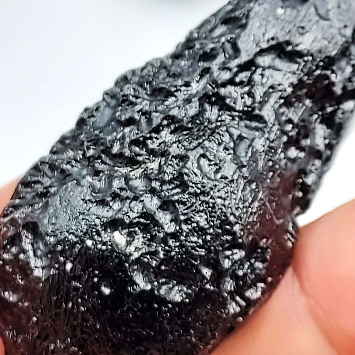Anda Skin Museum Grade Indochinite Tektite 47g,7.6x2.6x2.4 Meteorite ...