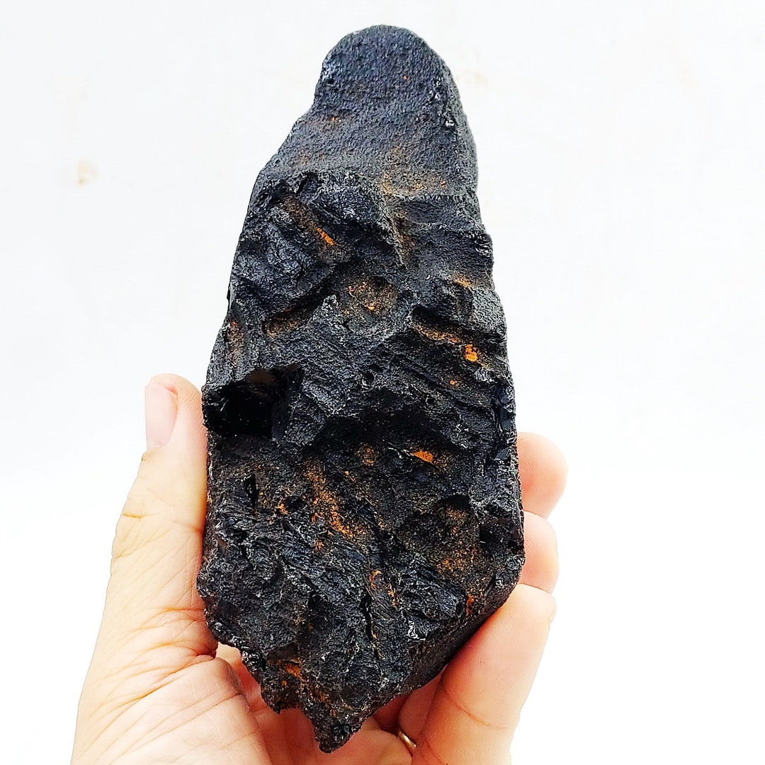 Big Muong Nong Tektite 650g Layered Impact Glass Specimen 100% Museum ...