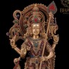 Brass Dattatreya Statue, 8" Inch Dattaguru Idol in Brass, Bhagwan ...