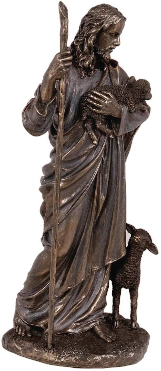 Jesus the Good Shepherd Idol With Sheep Jesus With Lamb - Etsy