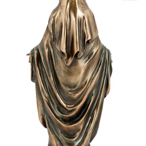 Virgin Mary Statue, 8" Inch Big Mother Mary With Open Hand Christian ...