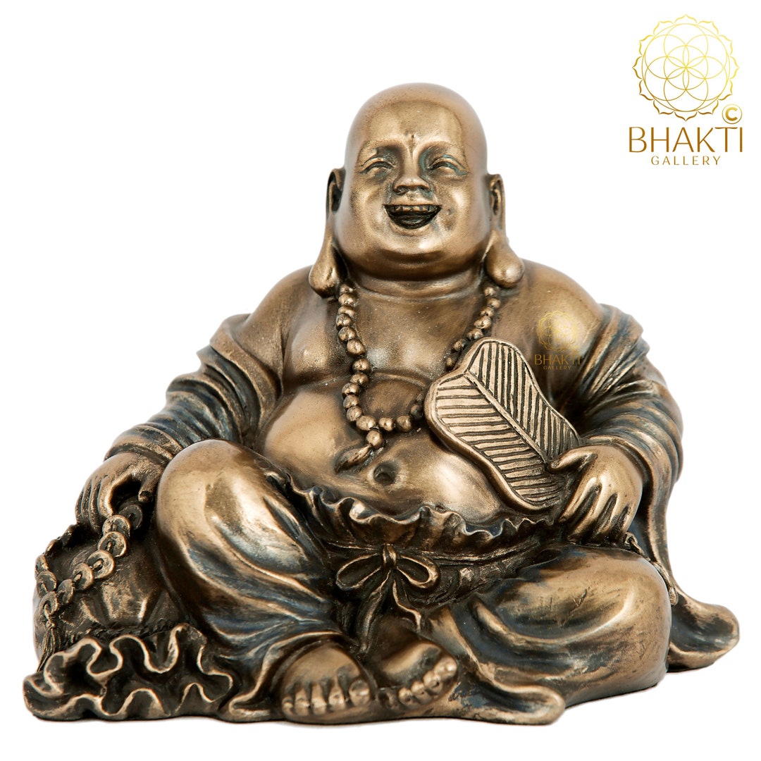 Laughing Buddha Statue, 3.5 Inch Small Chinese Buddha Figure, Budai ...