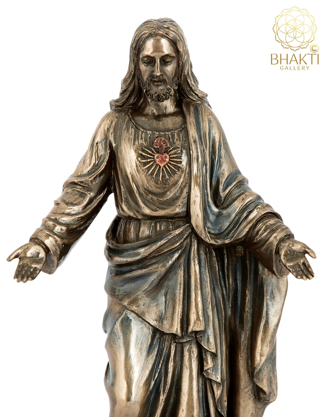 Jesus With Opened Hands Statue, 8 Inch Big Jesus Christ Idol, Christmas ...