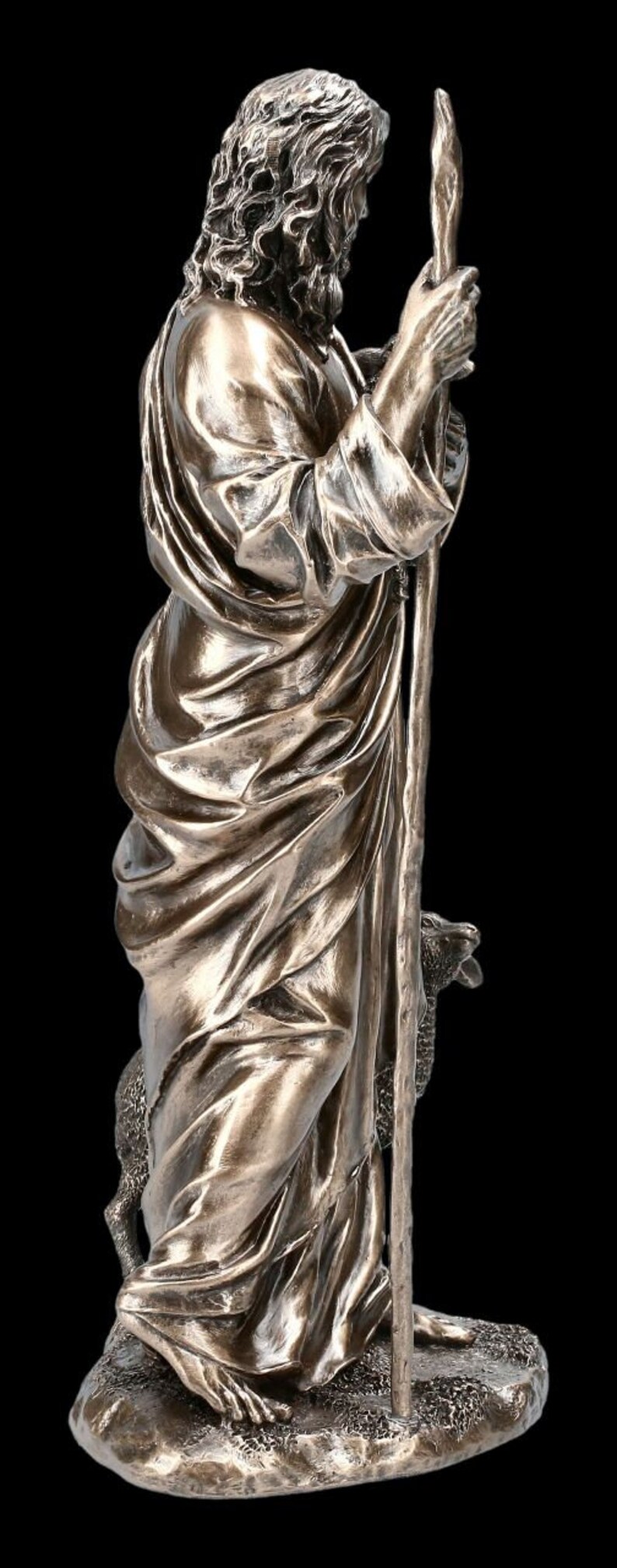 Jesus the Good Shepherd Idol With Sheep, Jesus With Lamb, Statue of ...