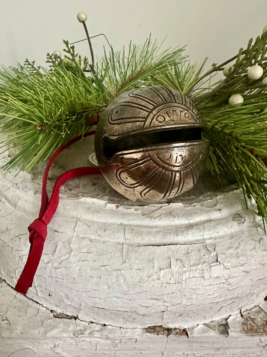 Antique Petal Sleigh Bell Size 2 1/4 Makers Mark WB - Etsy